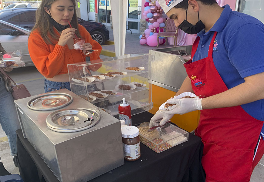 Carrito de Fudge Puppies - Diverticarts